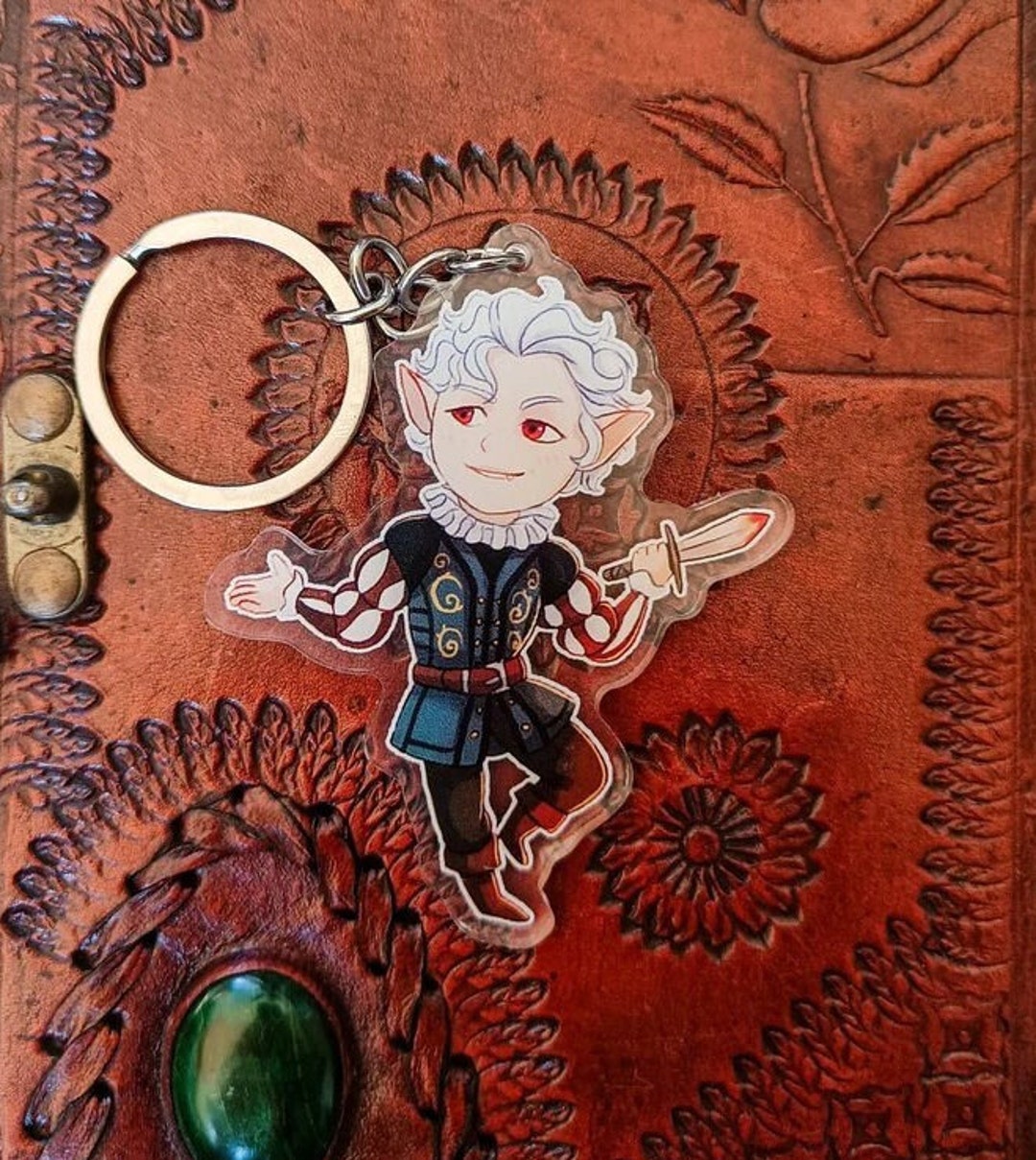 Astarion Keychain Baldur's Gate 3 Astarion Keychain - Etsy UK