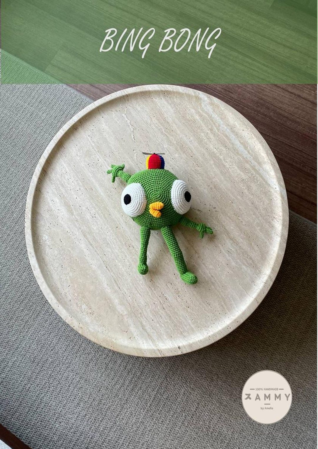 Bing Bong Amigurumi Crochet Pattern | Peak-inspired Amigurumi Toy PDF ...