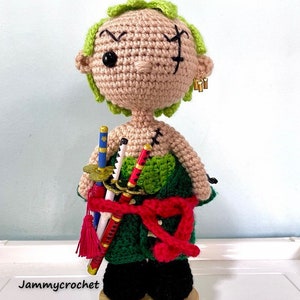 Roronoa Zoro (one Piece) Crochet Pattern - Etsy