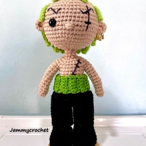 Roronoa Zoro (one Piece) Crochet Pattern - Etsy