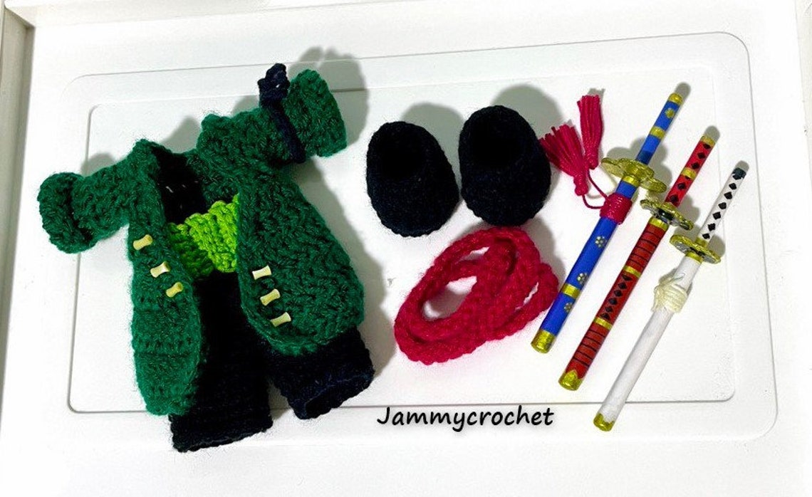 Roronoa Zoro (one Piece) Crochet Pattern - Etsy Canada