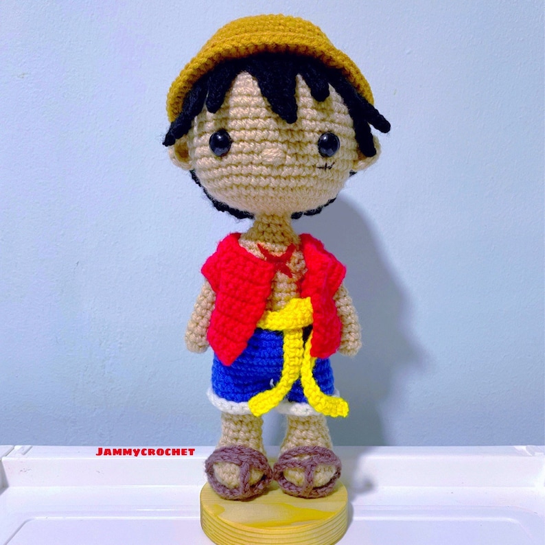 Monkey D. Luffy (one Piece) Crochet Pattern - Etsy