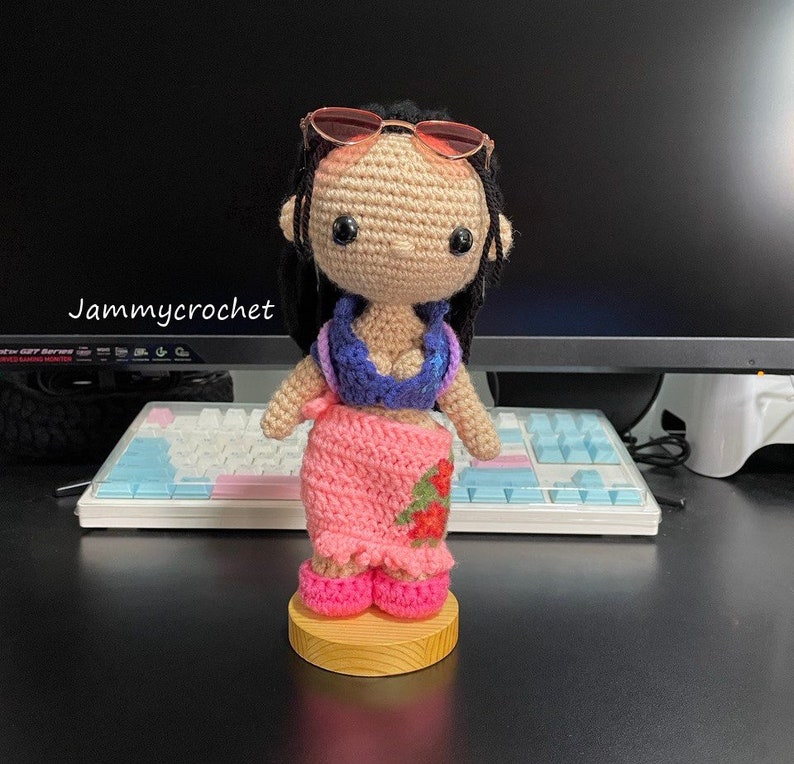 Nico Robin one Piece Crochet Pattern - Etsy Australia
