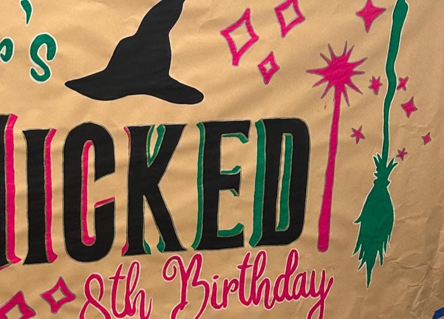 Wicked Witched Birthday Banner - Etsy