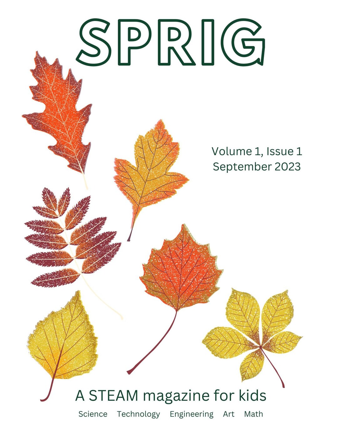 Sprig Magazine September 2023 Fall Leaves Science Activity Magazine for ...