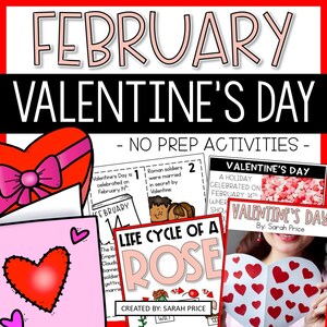 History of Valentines Day Life Cycle of a Rose - 2nd Grade February ...