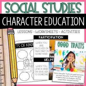 Character Education, Good Citizenship and Social Skills Worksheets ...