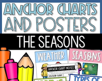 Types of Weather & Four Seasons Activities 2nd and 3rd Grade Earth ...