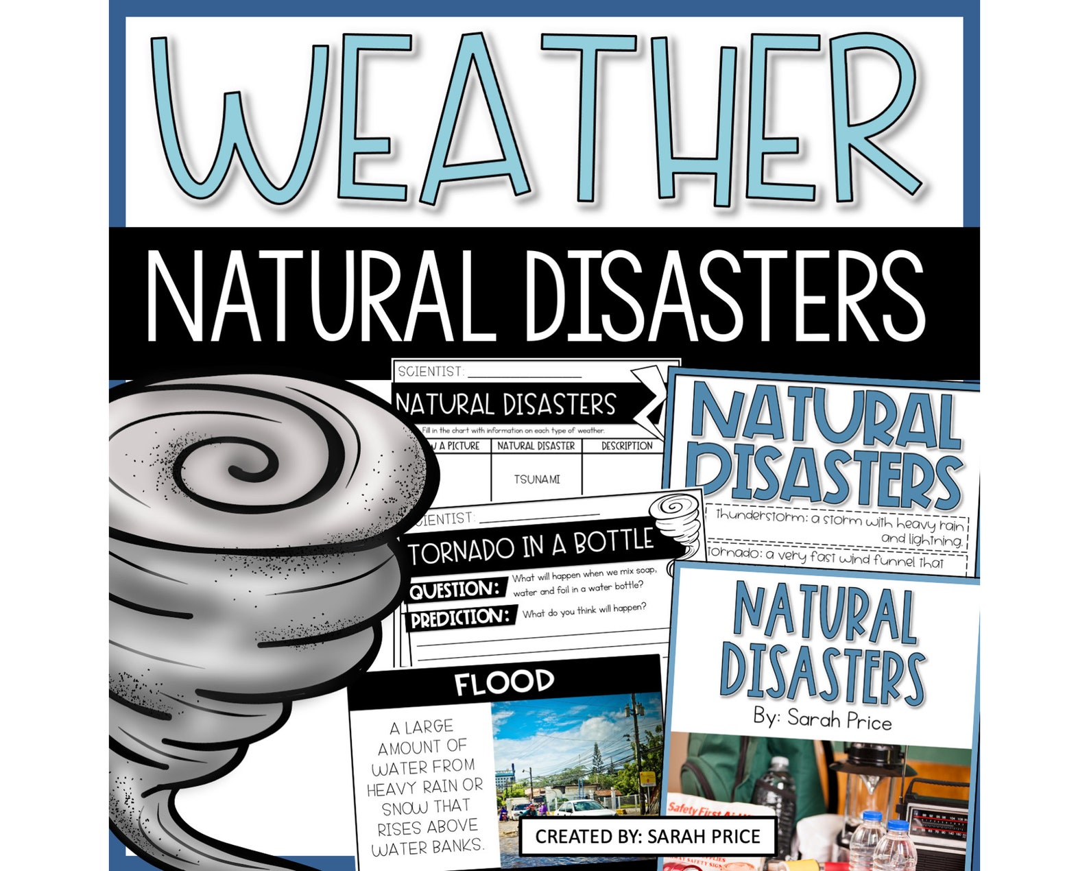 Natural Disasters Unit With Lesson Plans, Worksheets and Activities ...