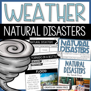 Natural Disasters Unit With Lesson Plans, Worksheets and Activities ...