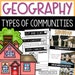 2nd & 3rd Grade Geography Worksheets - Types of Communities Social ...