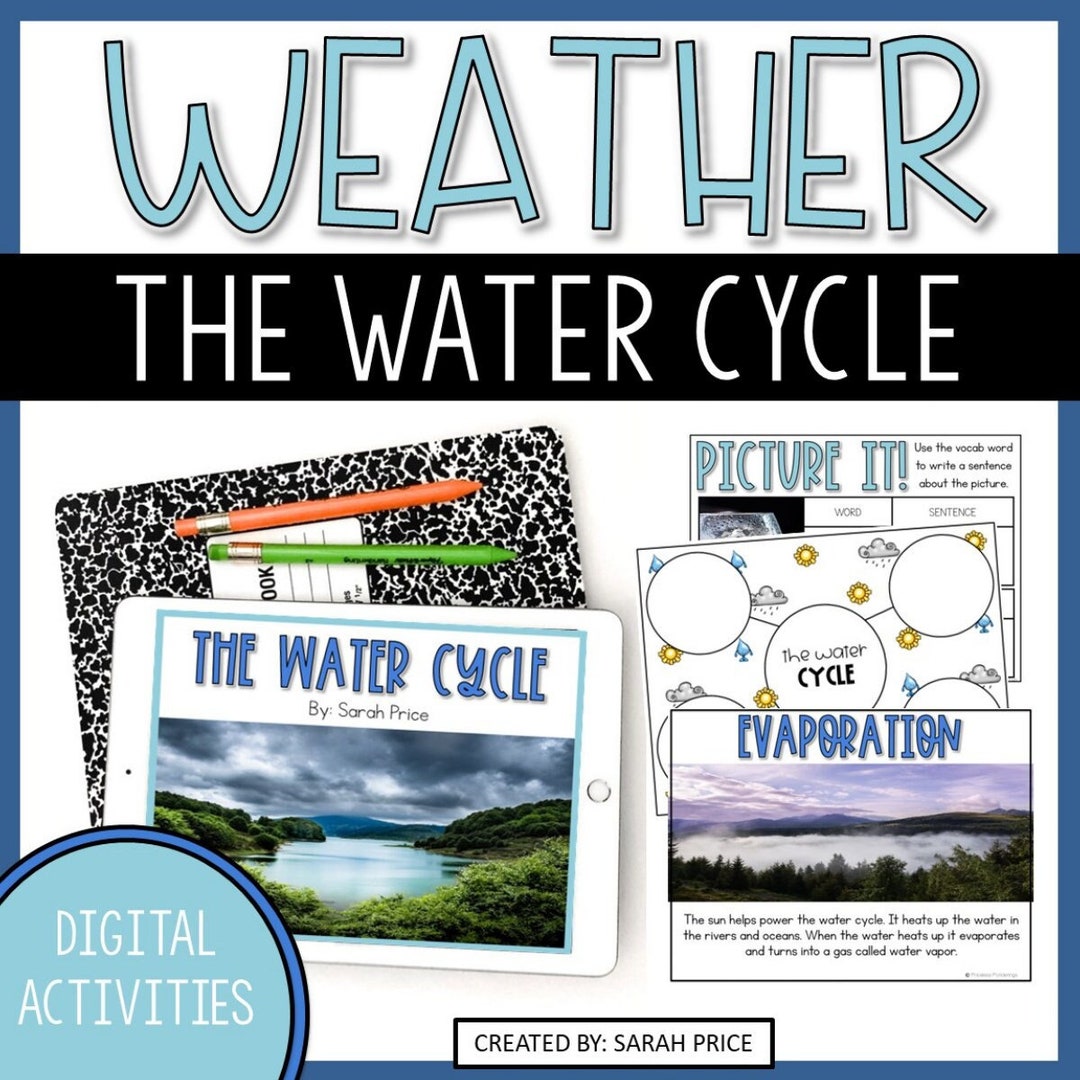 Water Cycle Weather Activities - 2nd & 3rd Grade Science Digital ...