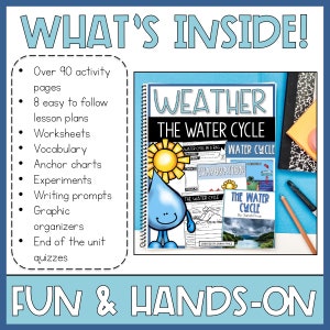 Water Cycle and Weather Lessons - 2nd and 3rd Grade Science Experiments ...