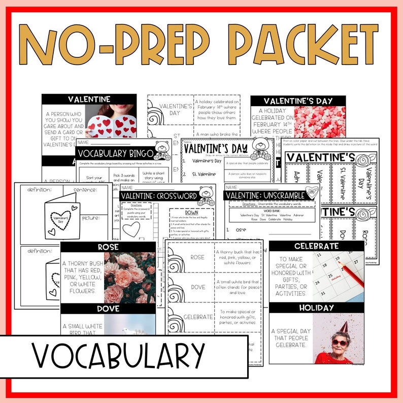 History of Valentines Day Life Cycle of a Rose - 2nd Grade February ...