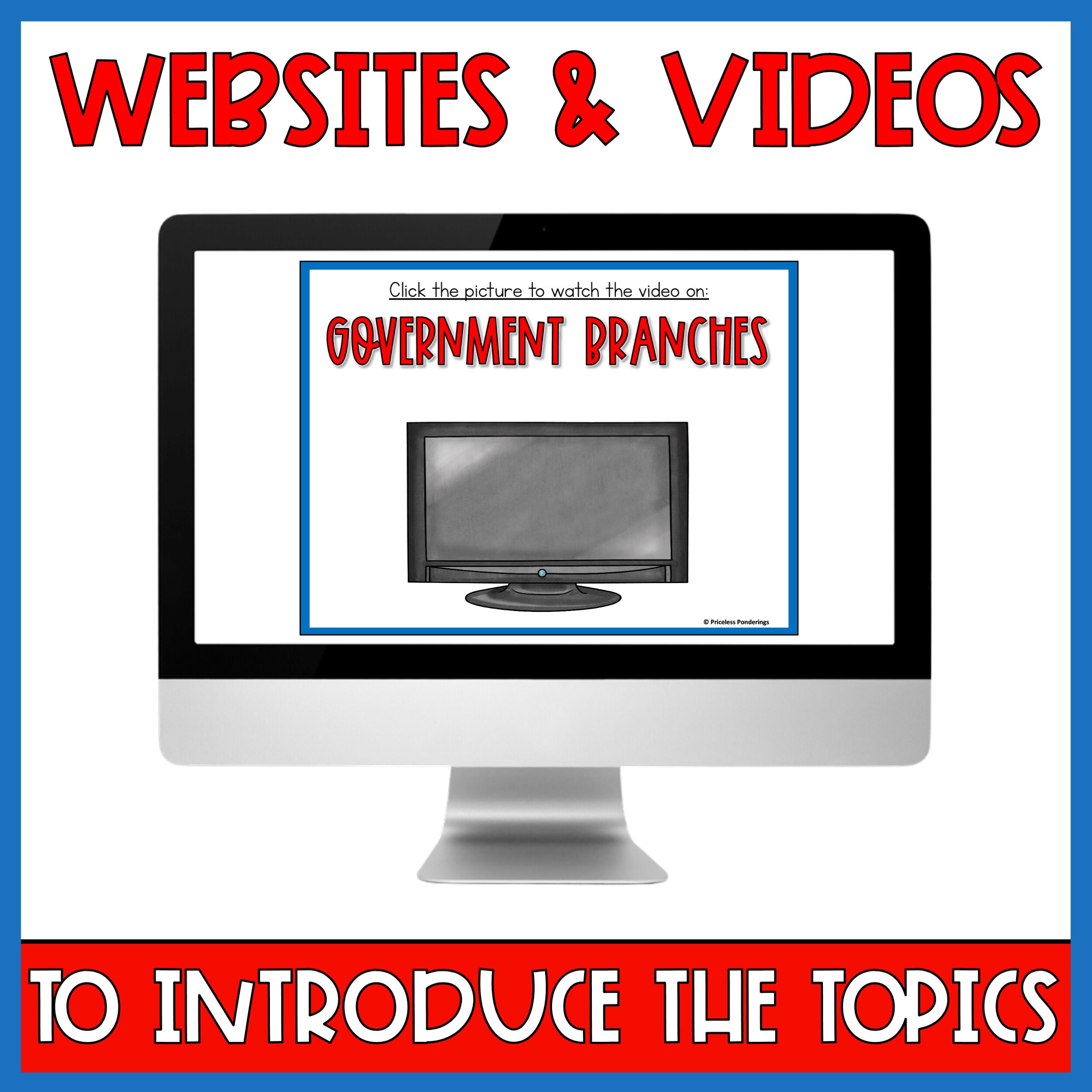 Branches of Government Digital Activities - 2nd, 3rd & 4th Grade Social ...