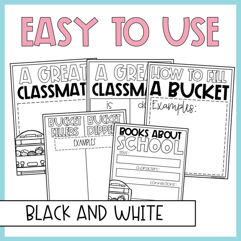 Back to School Anchor Charts and Classroom Rules Posters - Etsy