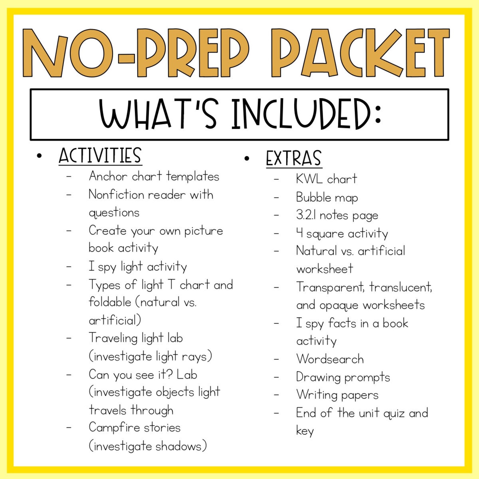 2nd Grade Science Light Energy Science Experiments Science Interactive ...