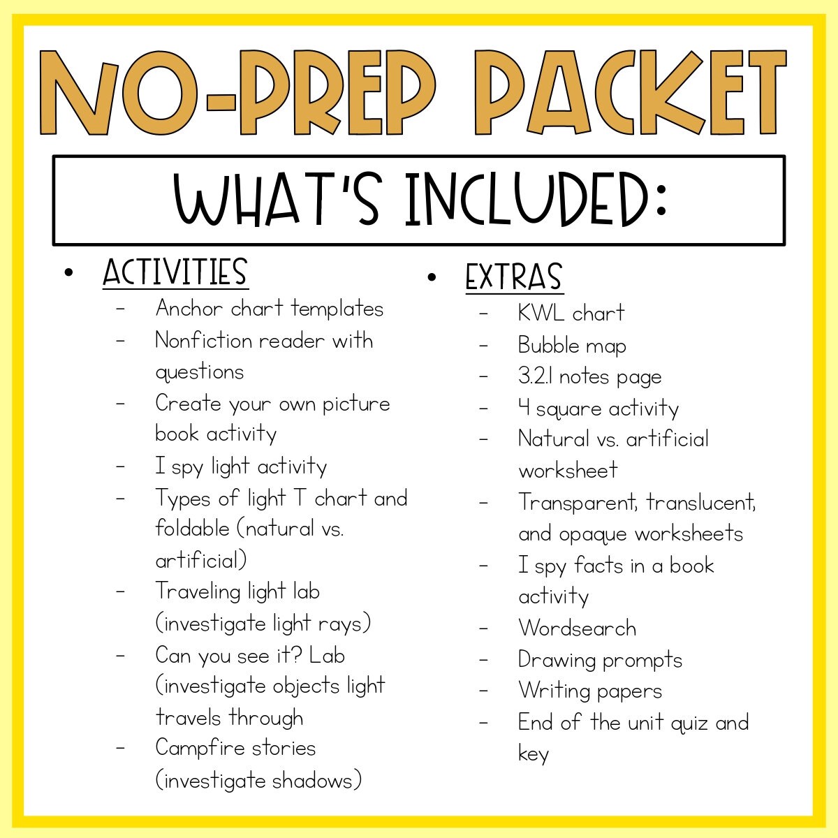 2nd Grade Science Light Energy Science Experiments Science Interactive ...