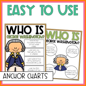 2nd 3rd Grade George Washington History Lessons, Activities ...