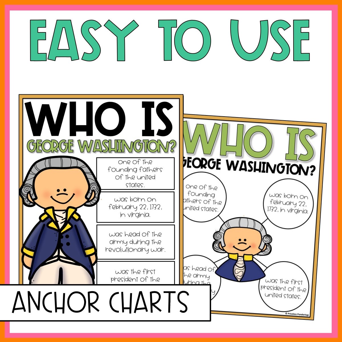 2nd 3rd Grade George Washington History Lessons, Activities ...