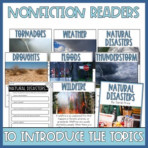 Natural Disasters Unit With Lesson Plans, Worksheets and Activities ...