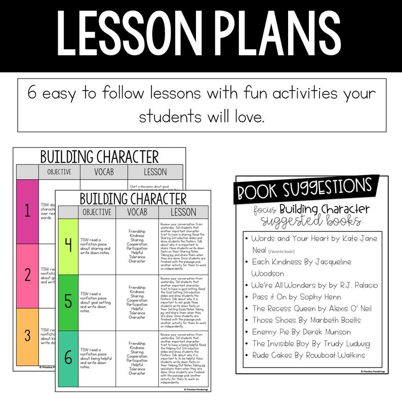 Character Education, Good Citizenship and Social Skills Worksheets ...
