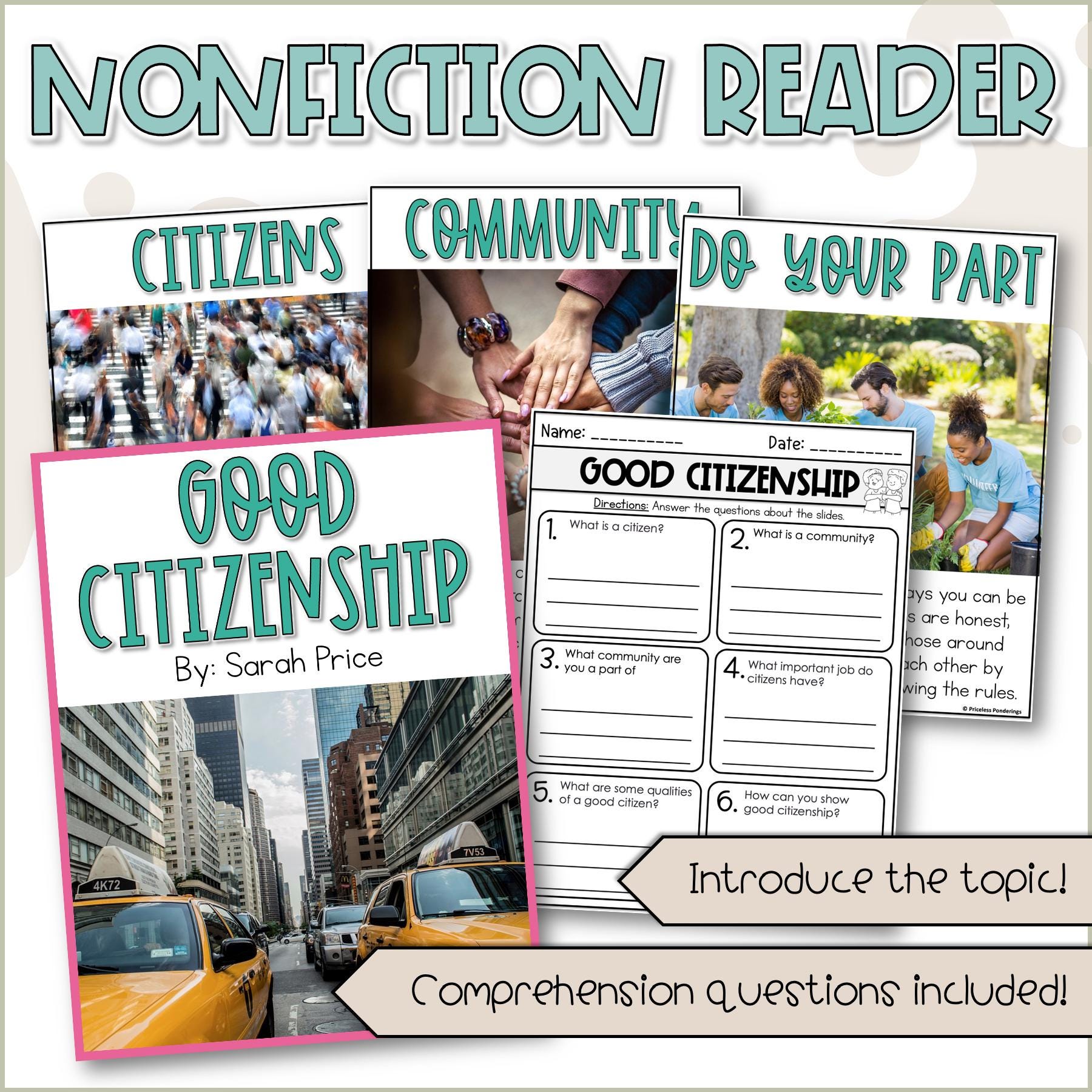 Citizenship Activities | Good Citizen | Responsible Citizens | Back to ...