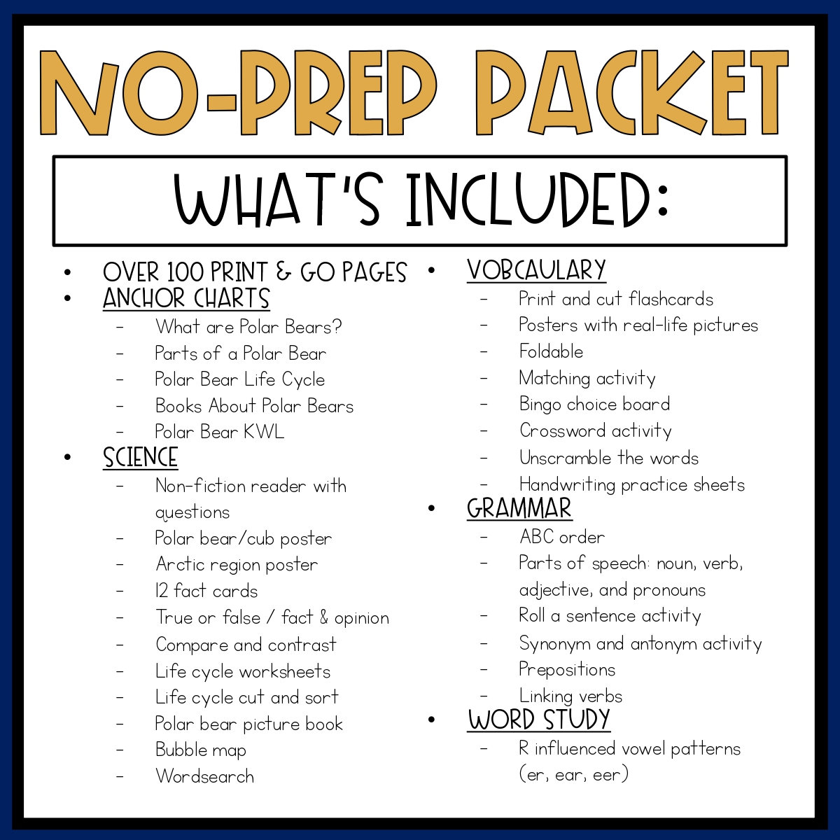 Polar Bear Activities - 2nd 3rd Grade January Science Math ELA ...