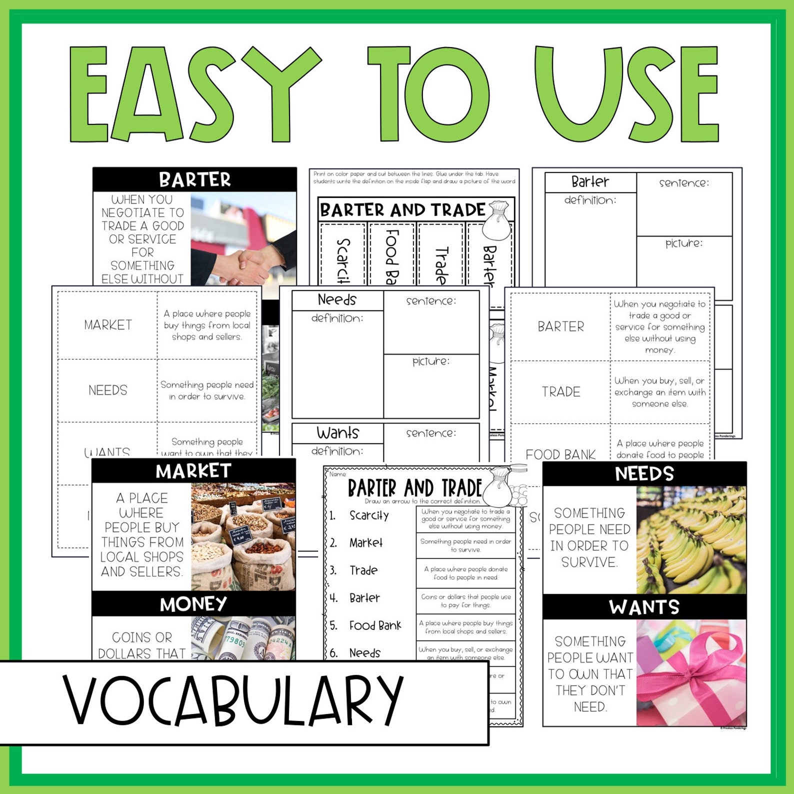 2nd Grade Social Studies Worksheets | Economics for Kids | Barter ...