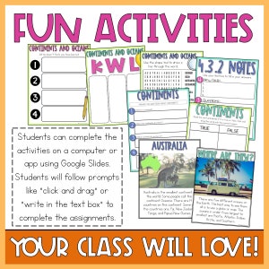 Continents and Oceans Google Slides for Distance Learning - Etsy