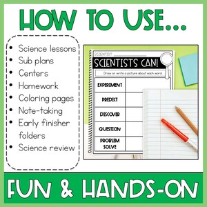 Scientists and Safety Anchor Charts and Science Posters - Etsy