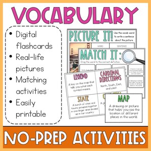 Map Skills Digital Activities for Google Slides - Etsy