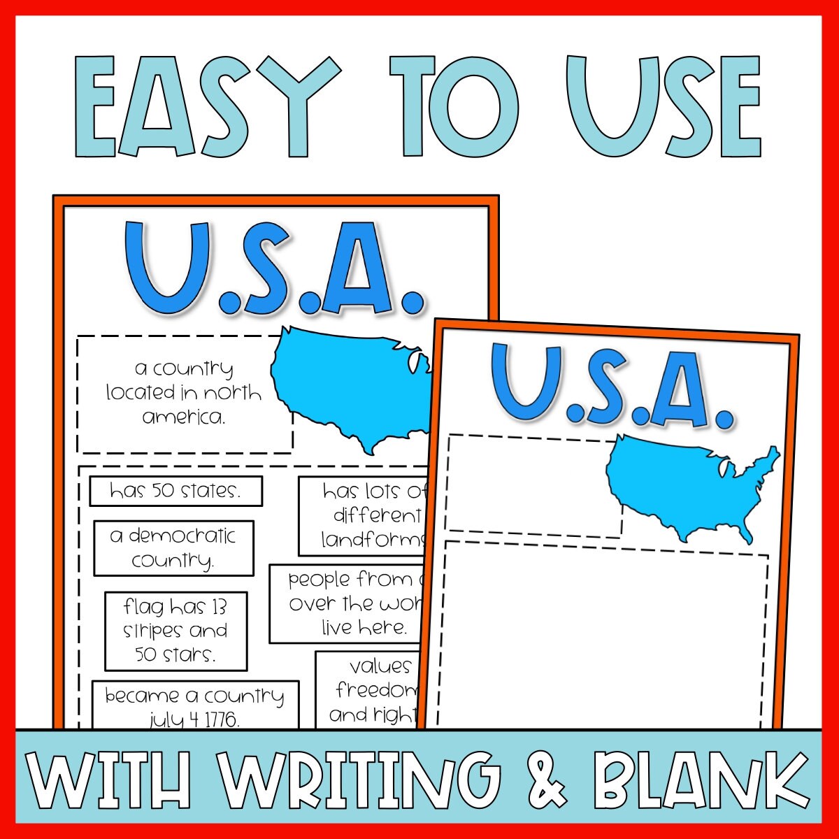 U.S. Symbols and United States Anchor Charts and Social Studies Posters ...
