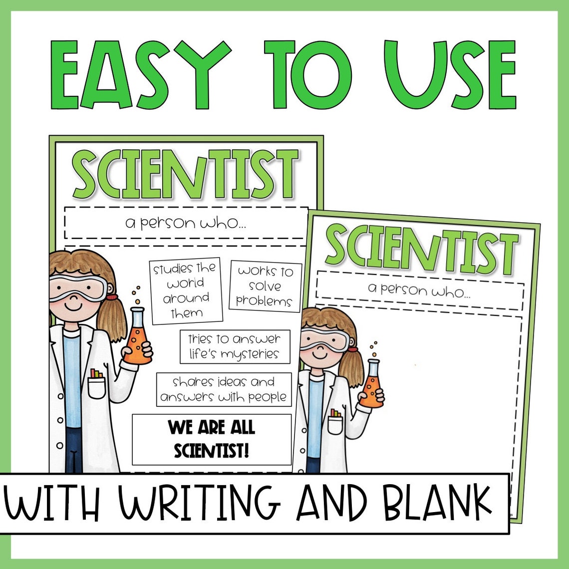 Scientists and Safety Anchor Charts and Science Posters - Etsy