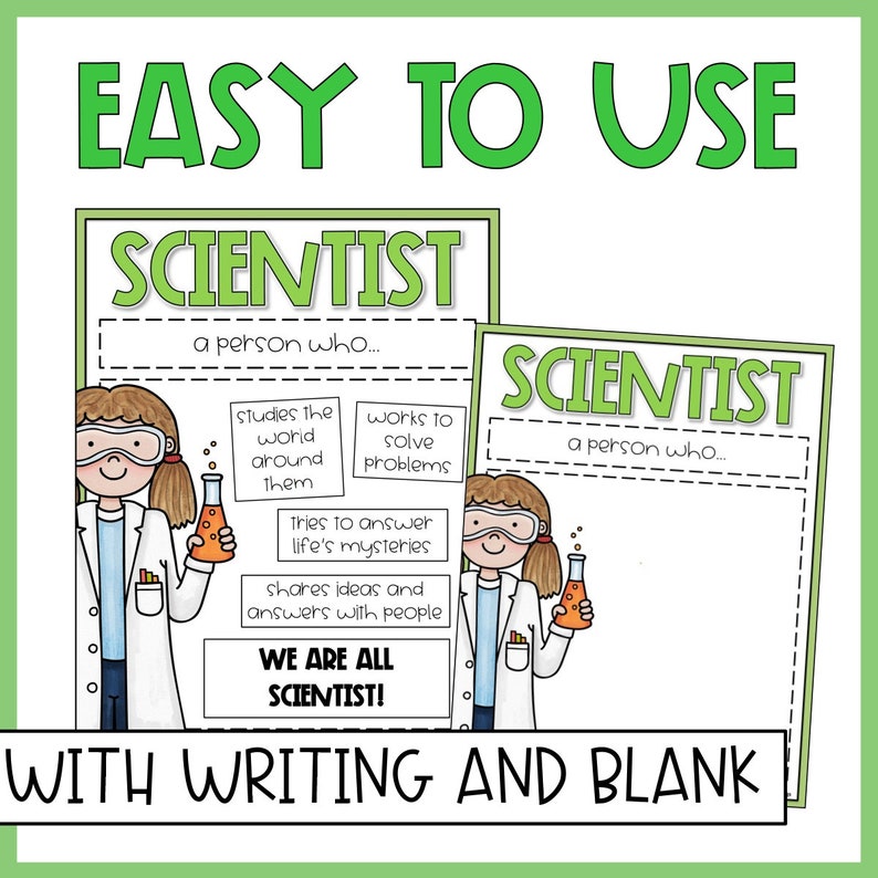 Scientists and Safety Anchor Charts and Science Posters - Etsy
