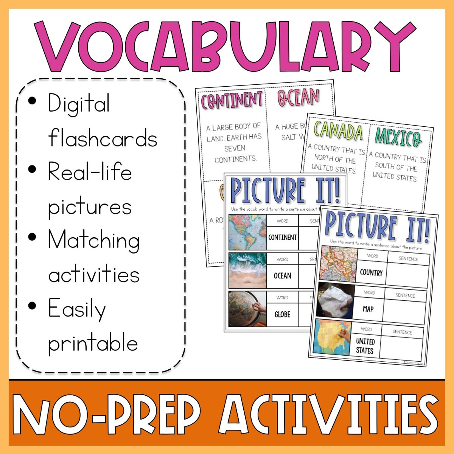 Continents and Oceans Google Slides for Distance Learning - Etsy