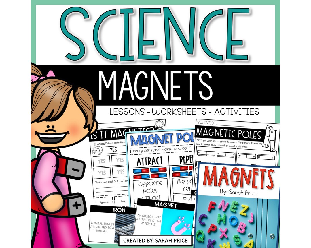 2nd & 3rd Grade Science Magnets Unit - Magnetism Activities, Science ...