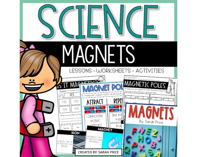 2nd & 3rd Grade Science Magnets Unit - Magnetism Activities, Science ...
