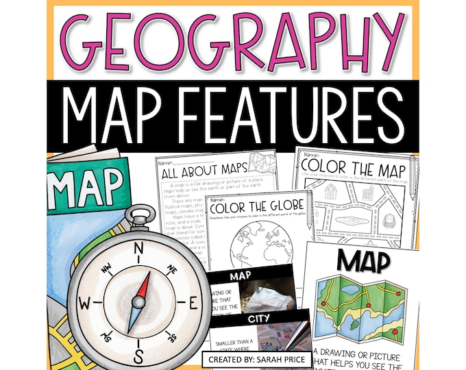 Landforms Bodies of Water Digital Activities - 2nd & 3rd Grade ...