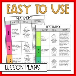 Heat Energy Experiments, Activities Interactive Notebook - 2nd Grade ...