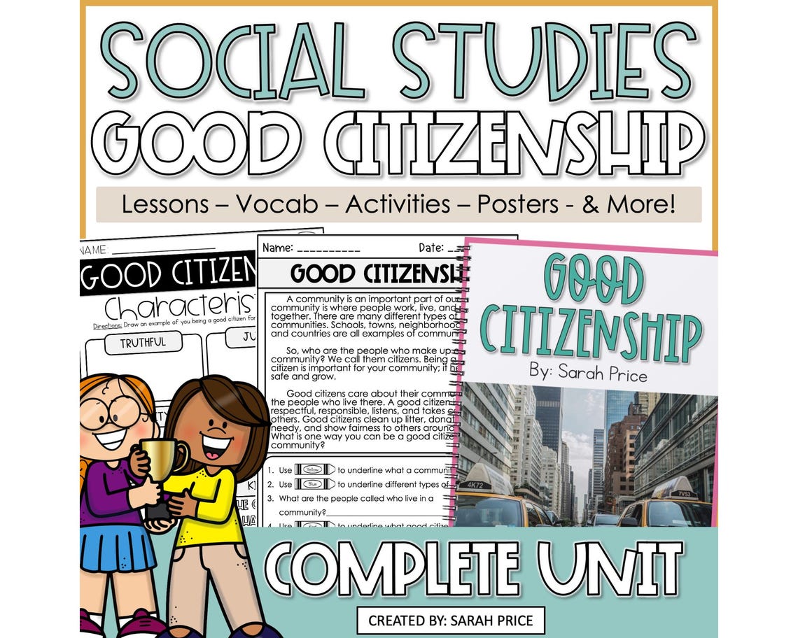 Citizenship Activities | Good Citizen | Responsible Citizens | Back to ...