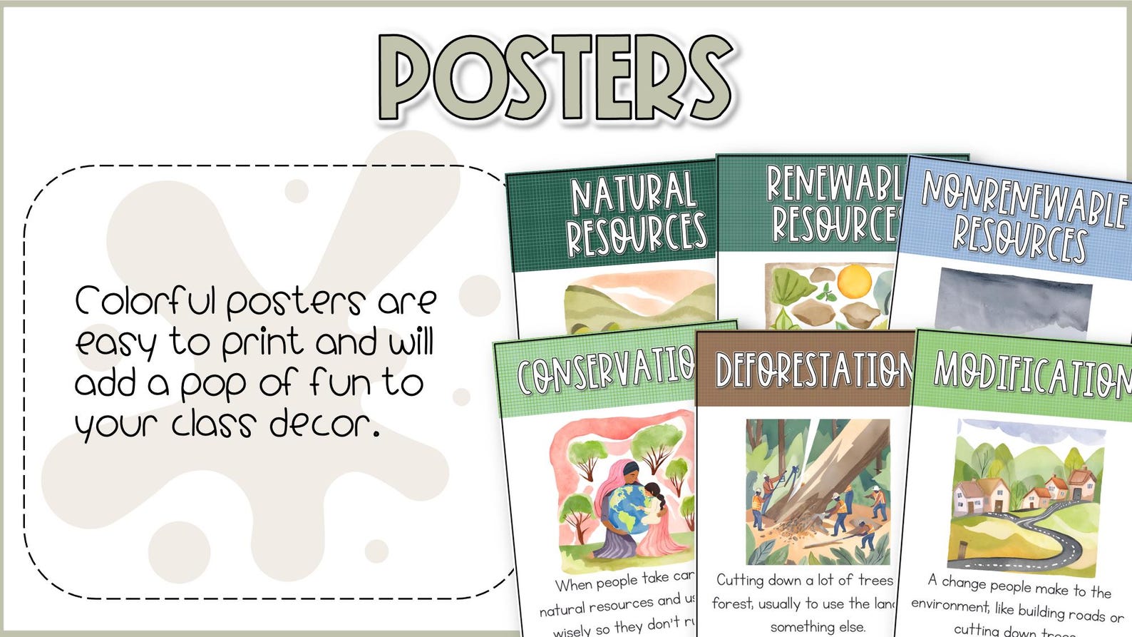 Natural Resources Worksheets – 4th Grade Texas Social Studies TEKS Unit ...