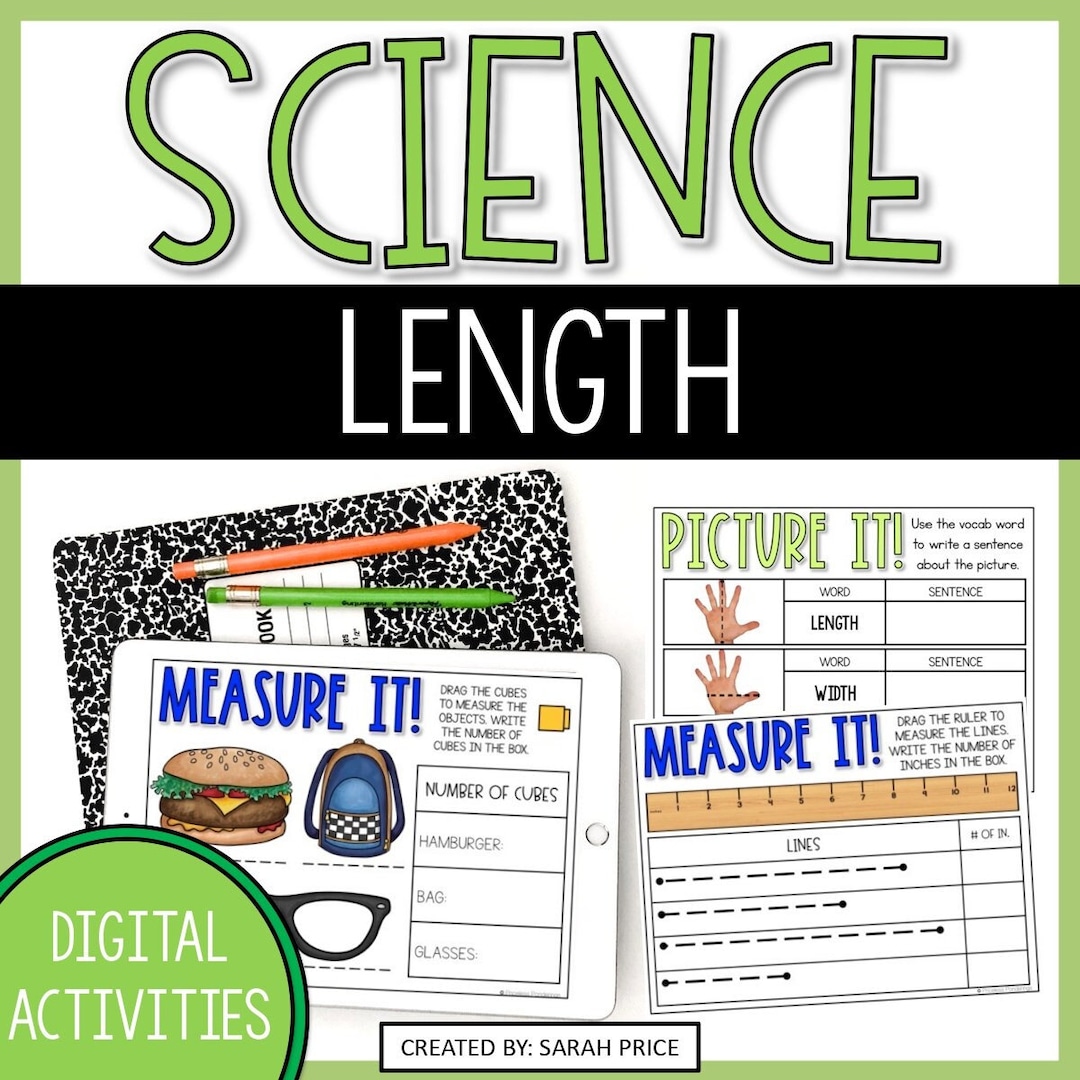 Science Measurement 2nd 3rd Grade Customary Metric Science Digital ...