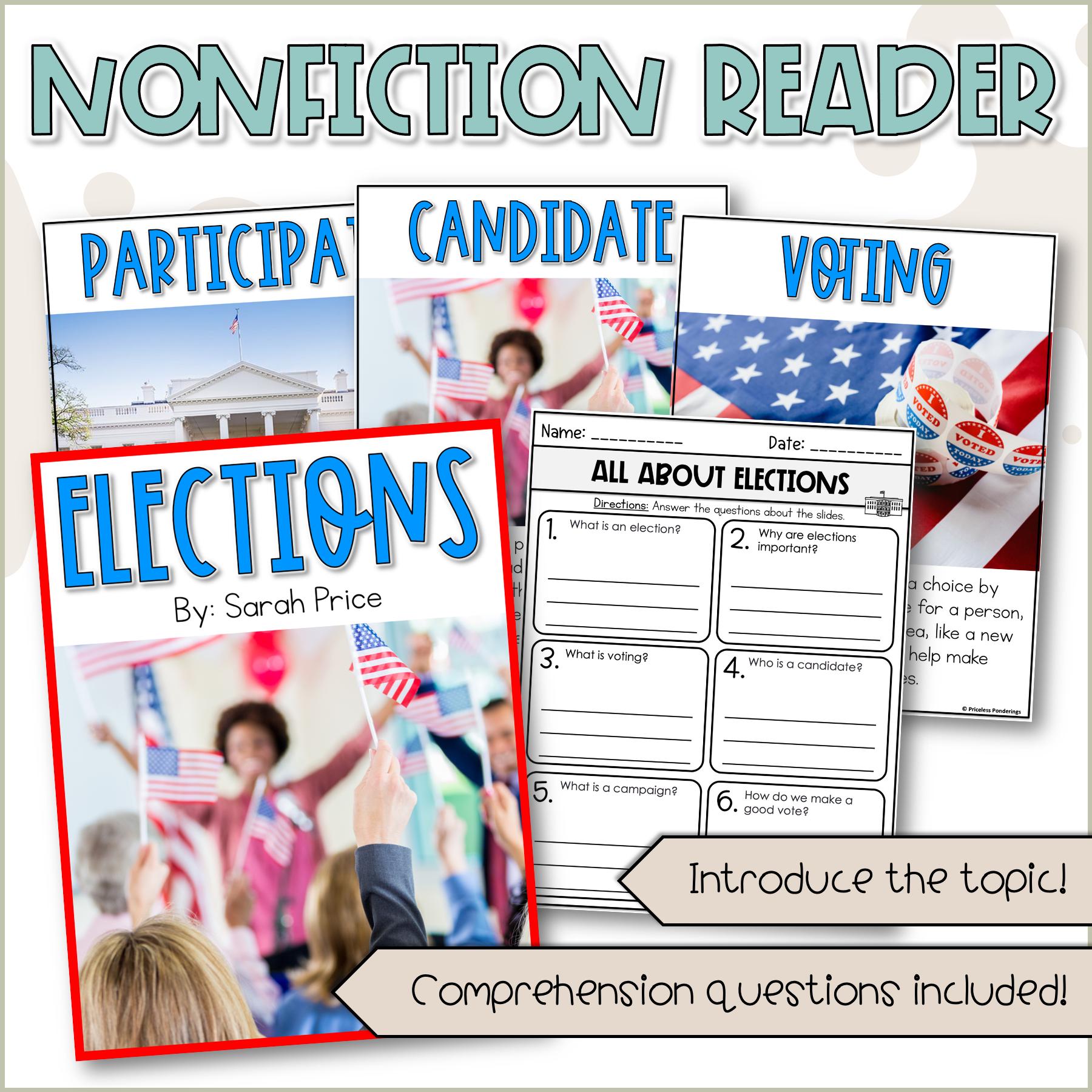 Classroom Mock Election Activities | Student Government | 2nd - 4th ...