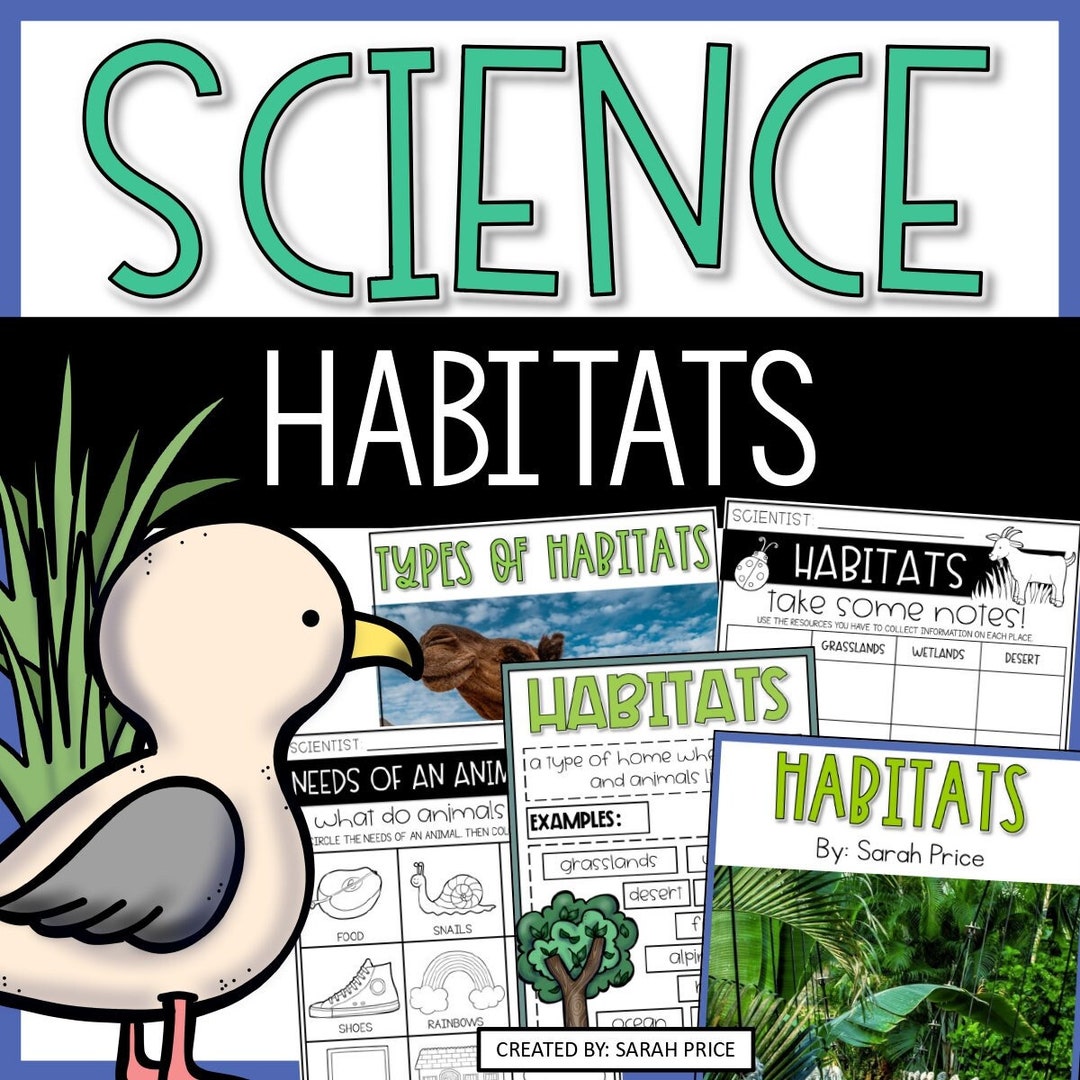 Animal Habitats and Biomes AND Basic Needs of Animals Science Unit for ...
