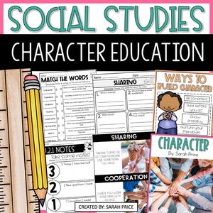 Character Education, Good Citizenship and Social Skills Worksheets ...