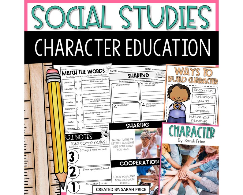 Character Education, Good Citizenship and Social Skills Worksheets ...
