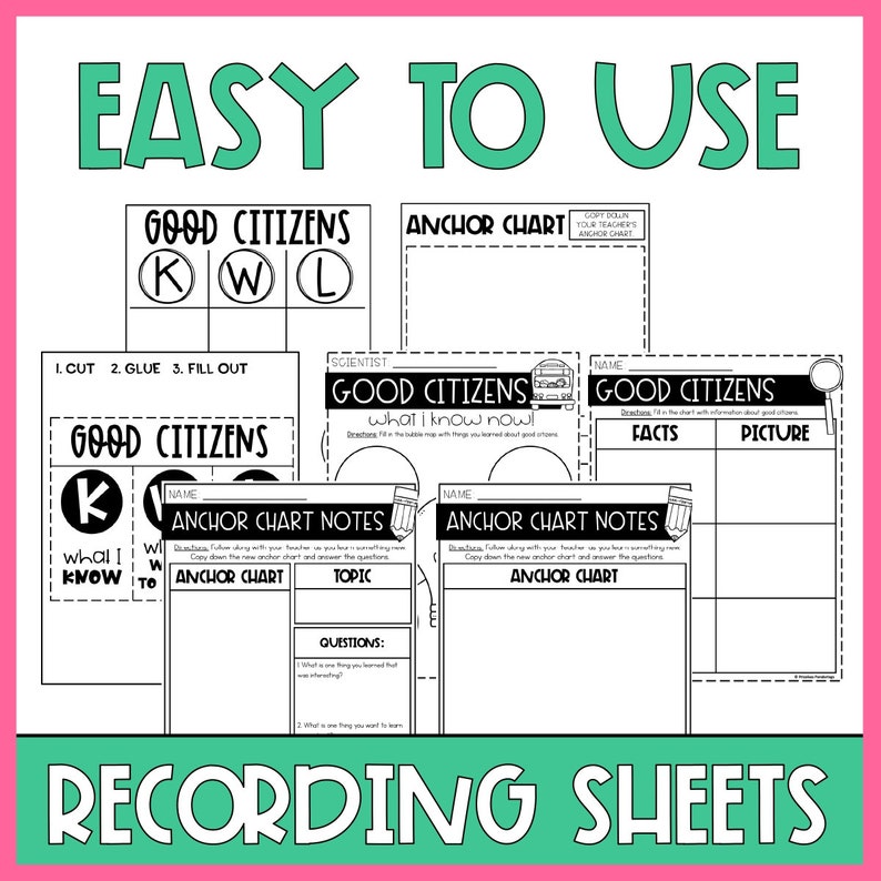 Citizenship Activities | Good Citizen Poster| Responsible Citizens ...