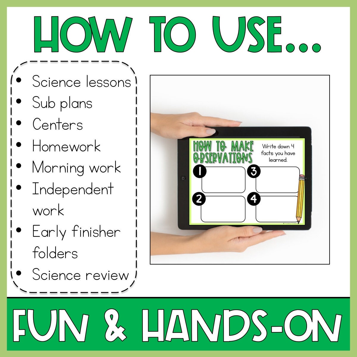 Five Senses Activities Science Observations 5 Senses - Etsy