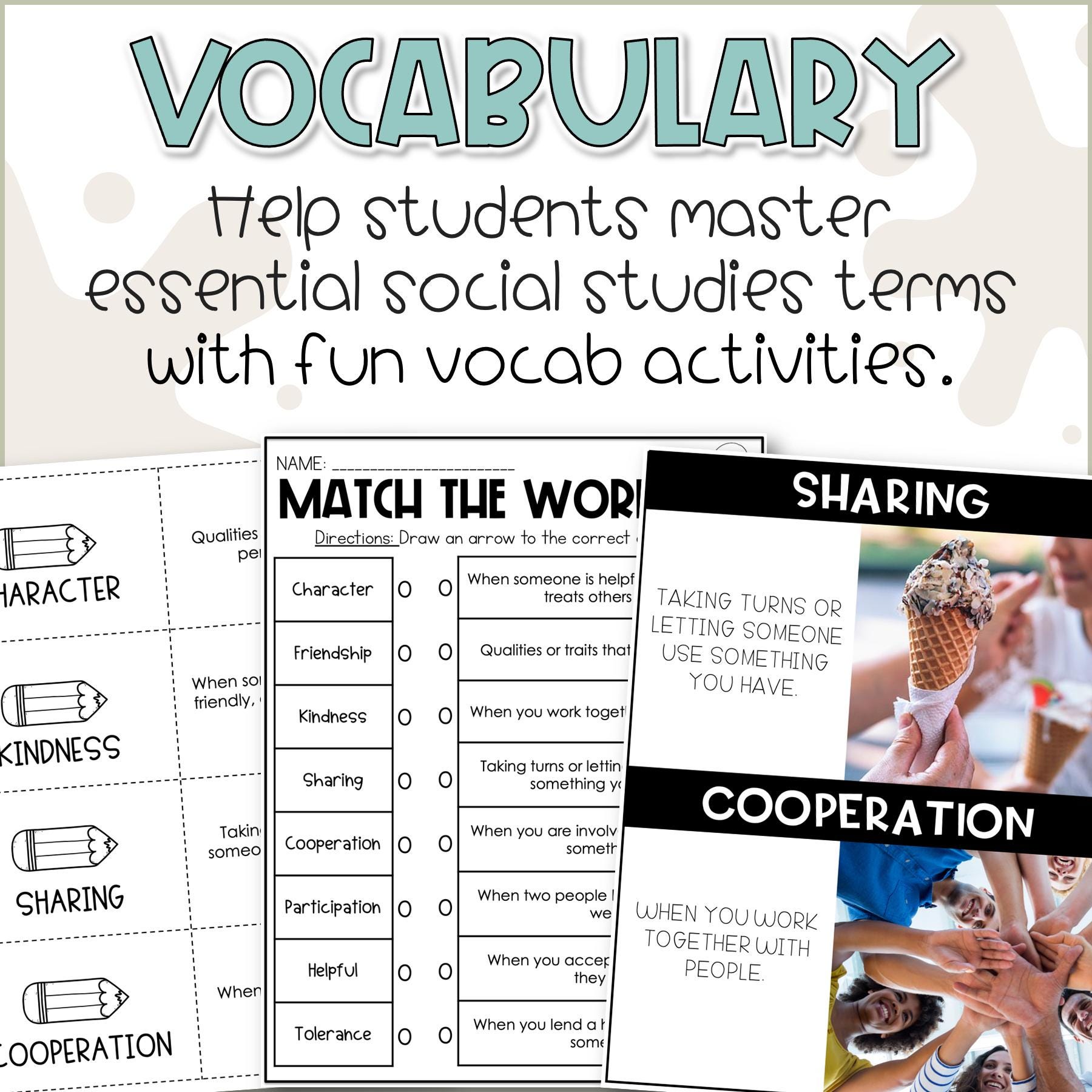 Character Education, Good Citizenship and Social Skills Worksheets ...